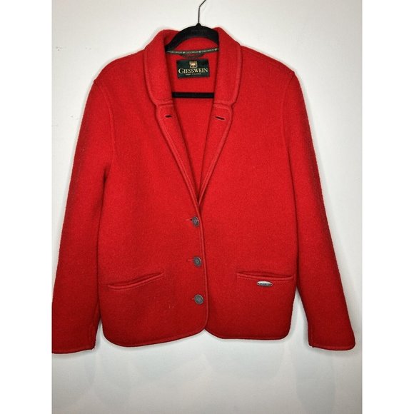 Giesswein | Jackets & Coats | Vtg Giesswein Of Austria Women Boiled ...